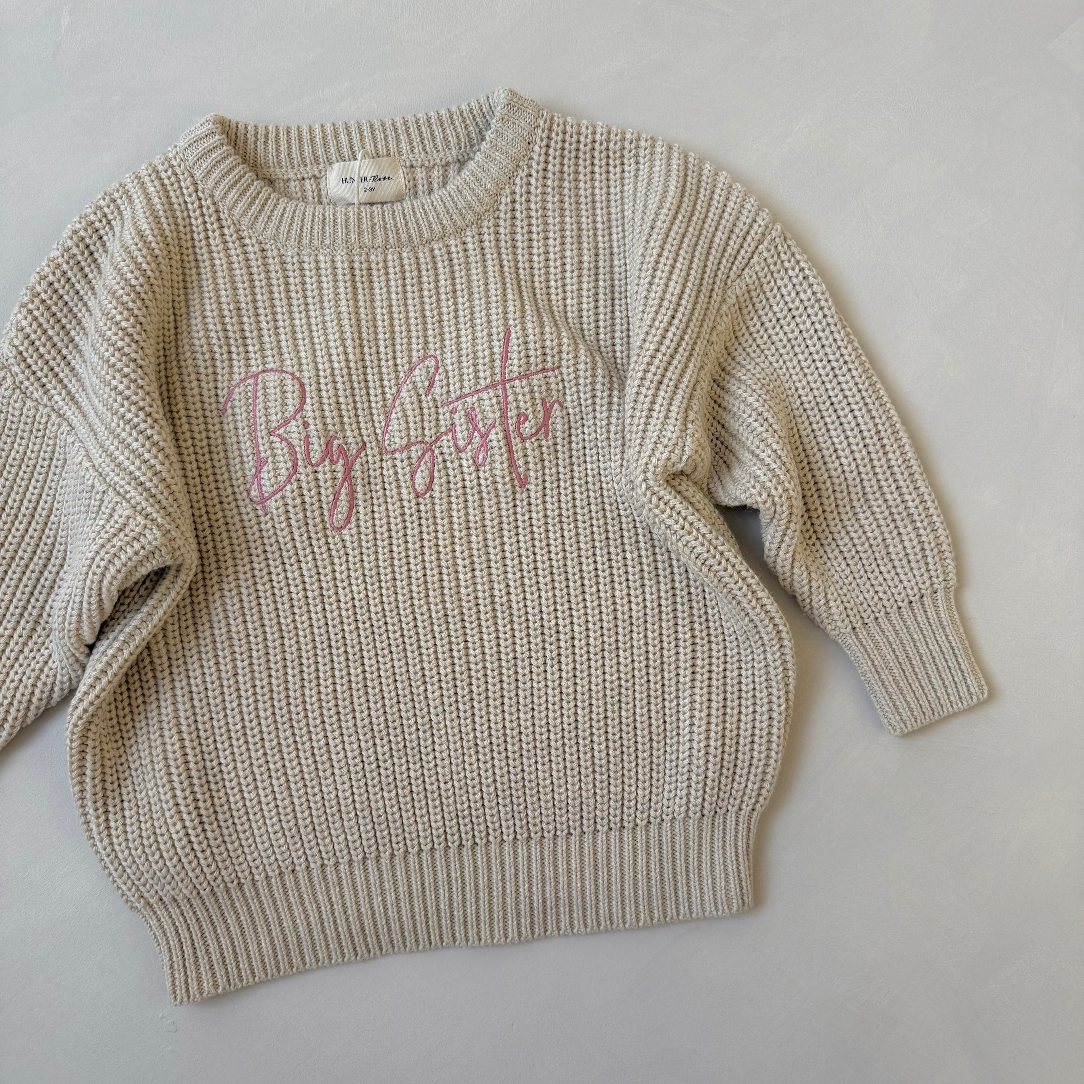 Hello World Jumper | Personalised Baby Jumper & Embroidered Cotton Knit ...